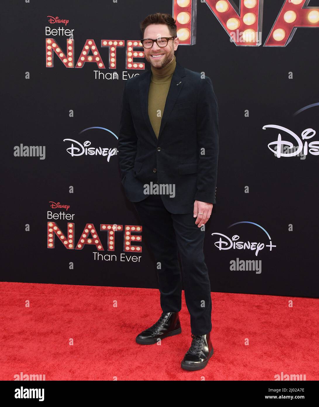 Los Angeles, USA. 15th Mar, 2022. Tim Federle arrives at Disney's ...