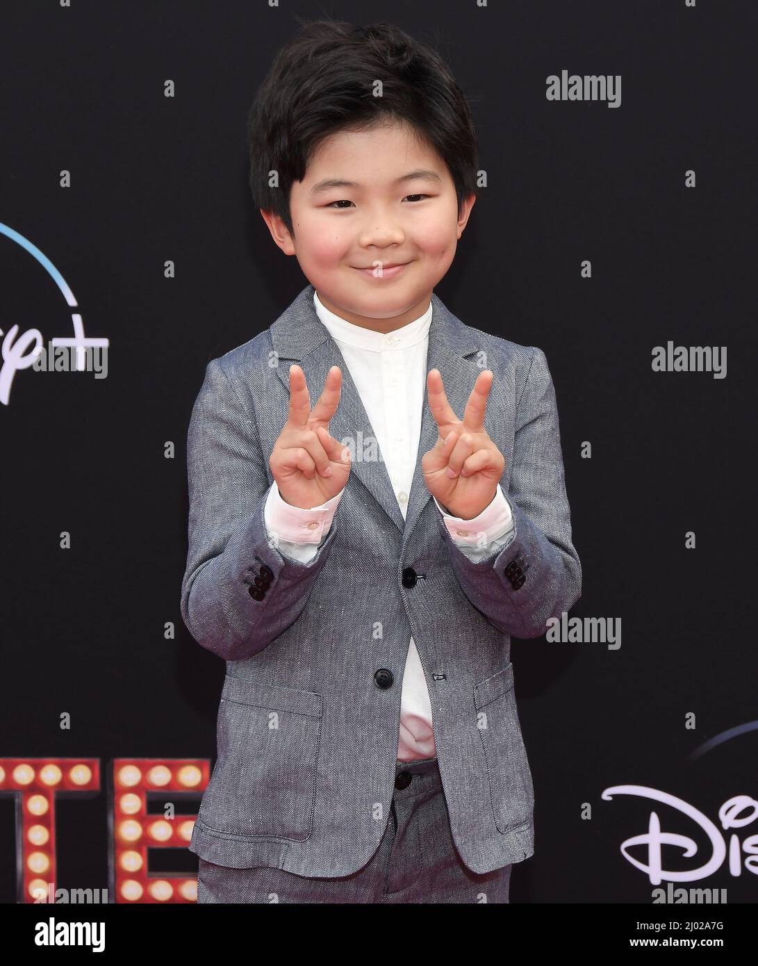 Hollywood, CA, US, March 15, 2022. Alan S. Kim arrives at Disney's ...