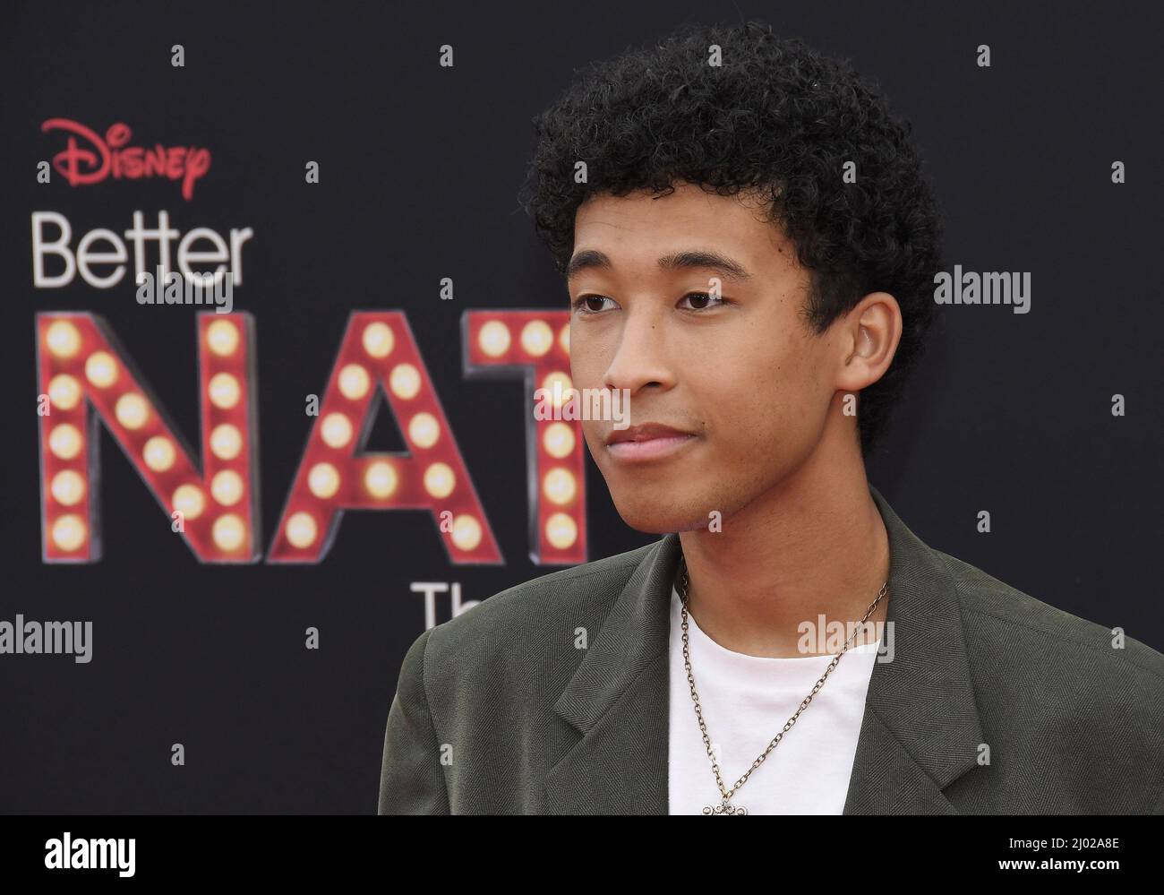 Hollywood, CA, US, March 15, 2022. Adrian Lyles arrives at Disney's ...