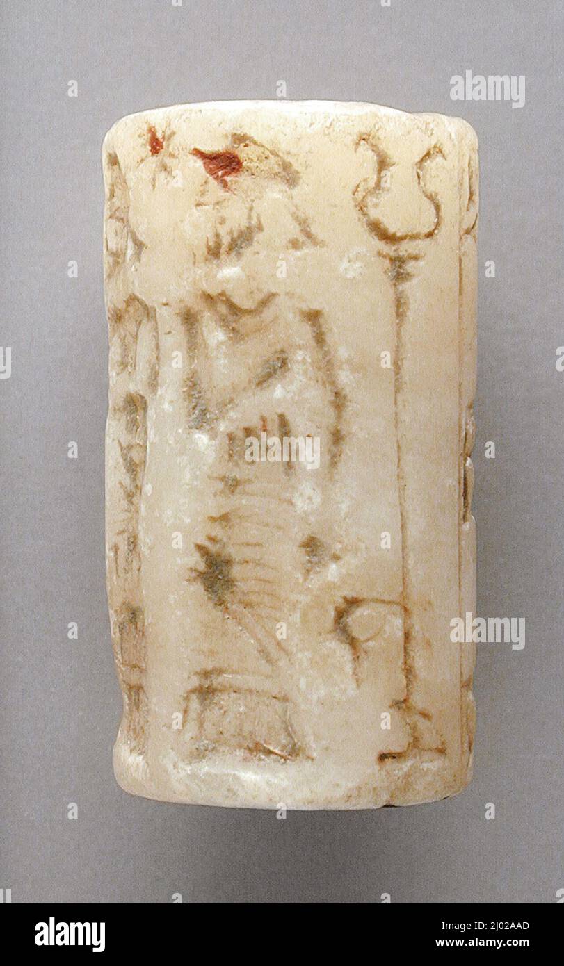 Cylinder Seal. Mesopotamia, no date. Tools and Equipment; seals. Stone ...