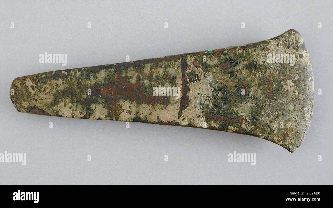 Axe-Head. Cyprus, 2400-1350 B.C.. Arms and Armor; axes. Bronze Stock ...