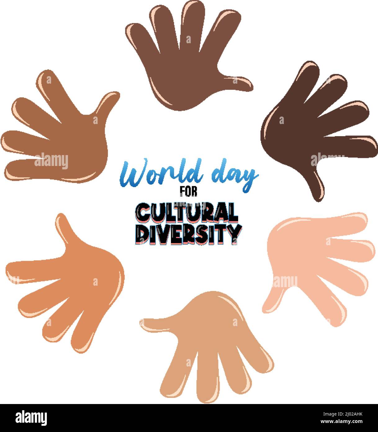 Poster design for world day cultural diversity illustration Stock ...