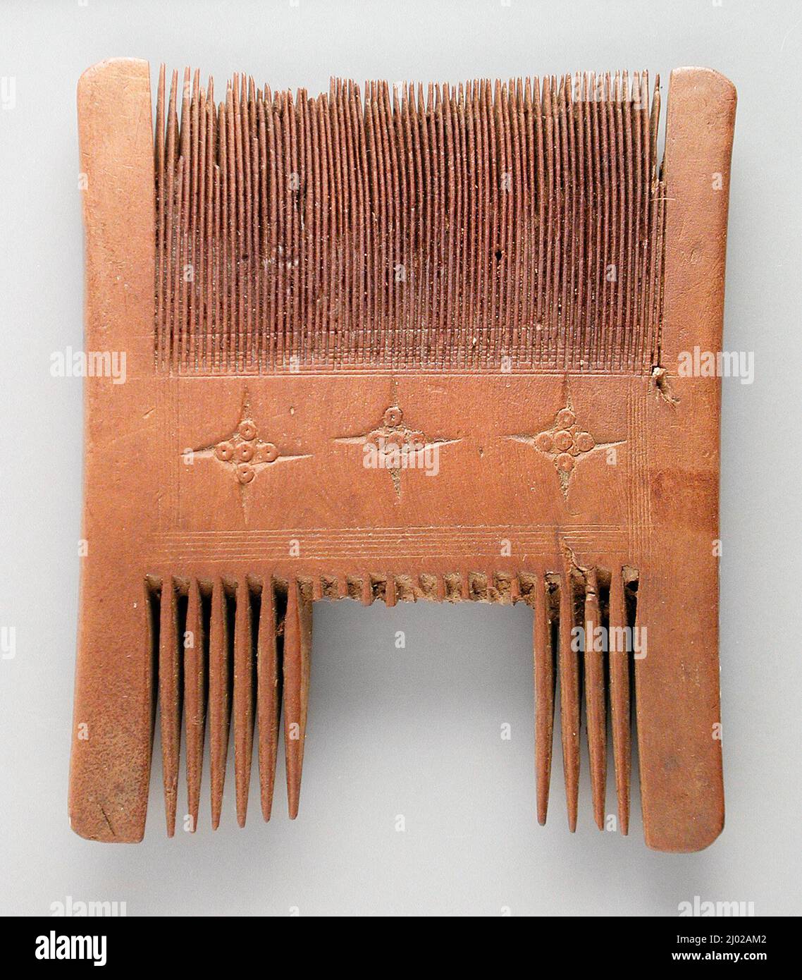 Wooden Comb with Star Motif. Egypt, 10th-12th century. Wood. Wood Stock ...