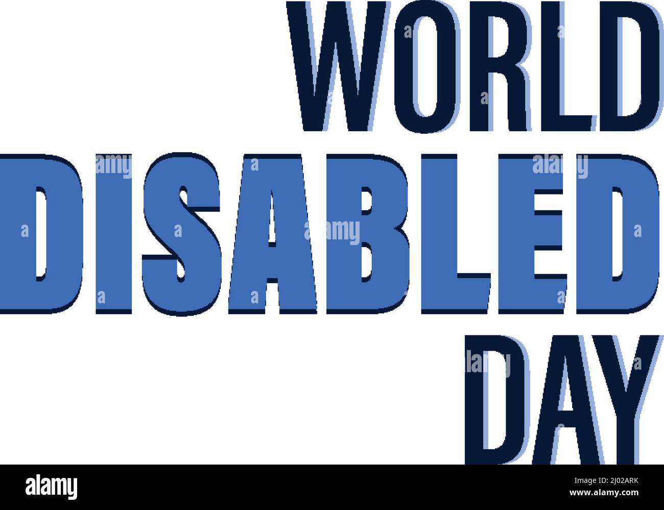 World disabled day logo design illustration Stock Vector Image & Art ...