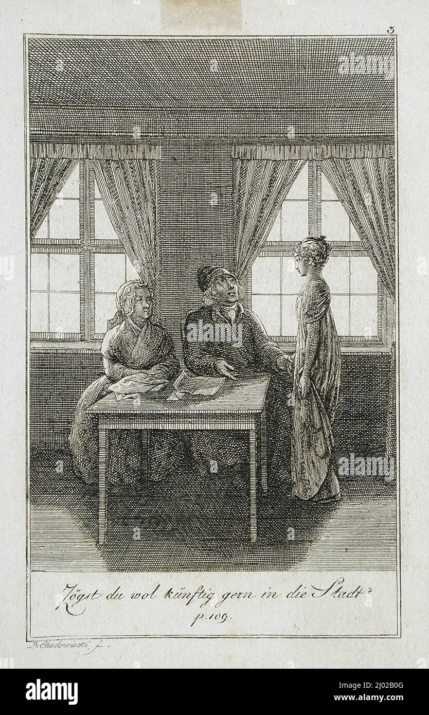 Illustration to Becker's Pocketbook für 1799. Daniel Nikolaus ...