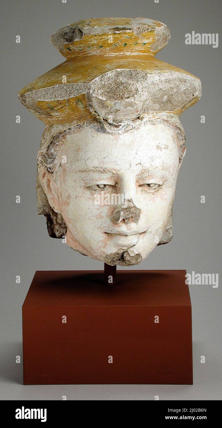 Head of a Bodhisattva. Sri Lanka, Kandy period, Mahavihara Bingiriya ...