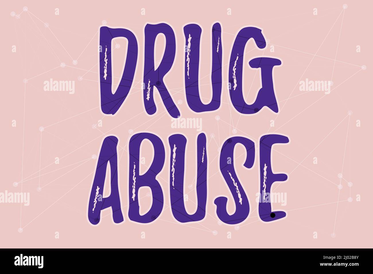 Hand writing sign Drug Abuse. Business concept the habitual taking of ...