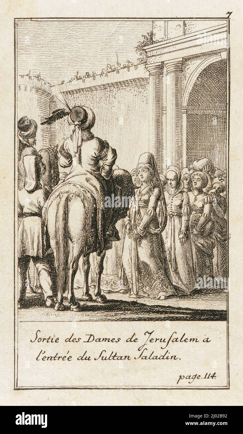Illustration for Johann Christoph Mayer's 'History of the Crusades ...