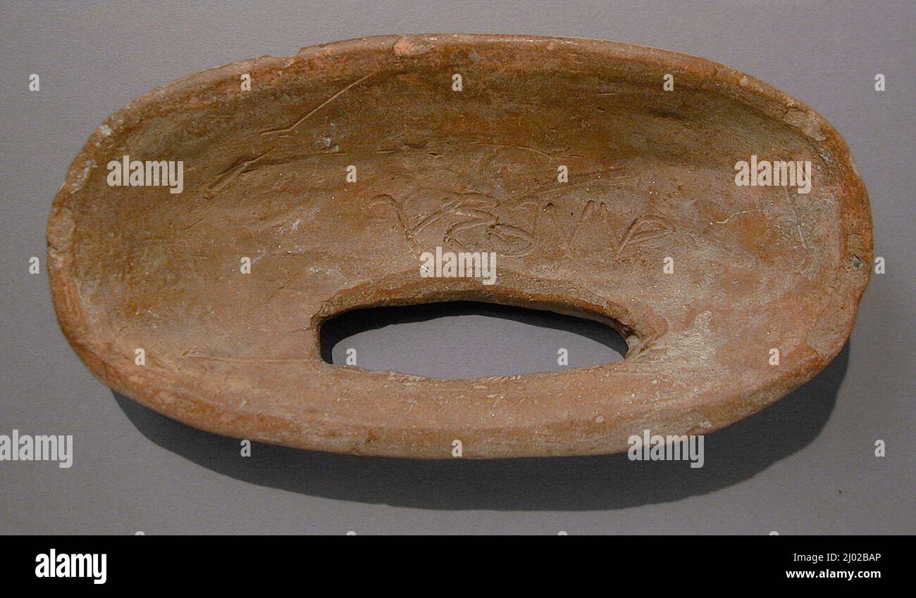 Ostracon with Coptic Inscription and Figural Depictions Stock Photo - Alamy