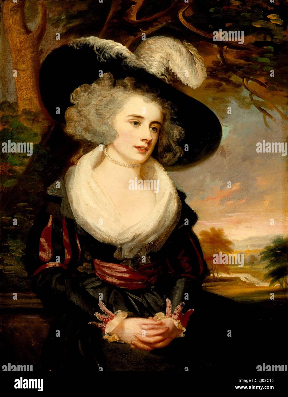 Portrait of Mrs. Smith Barwell, née Unwin. Thomas James Northcote ...
