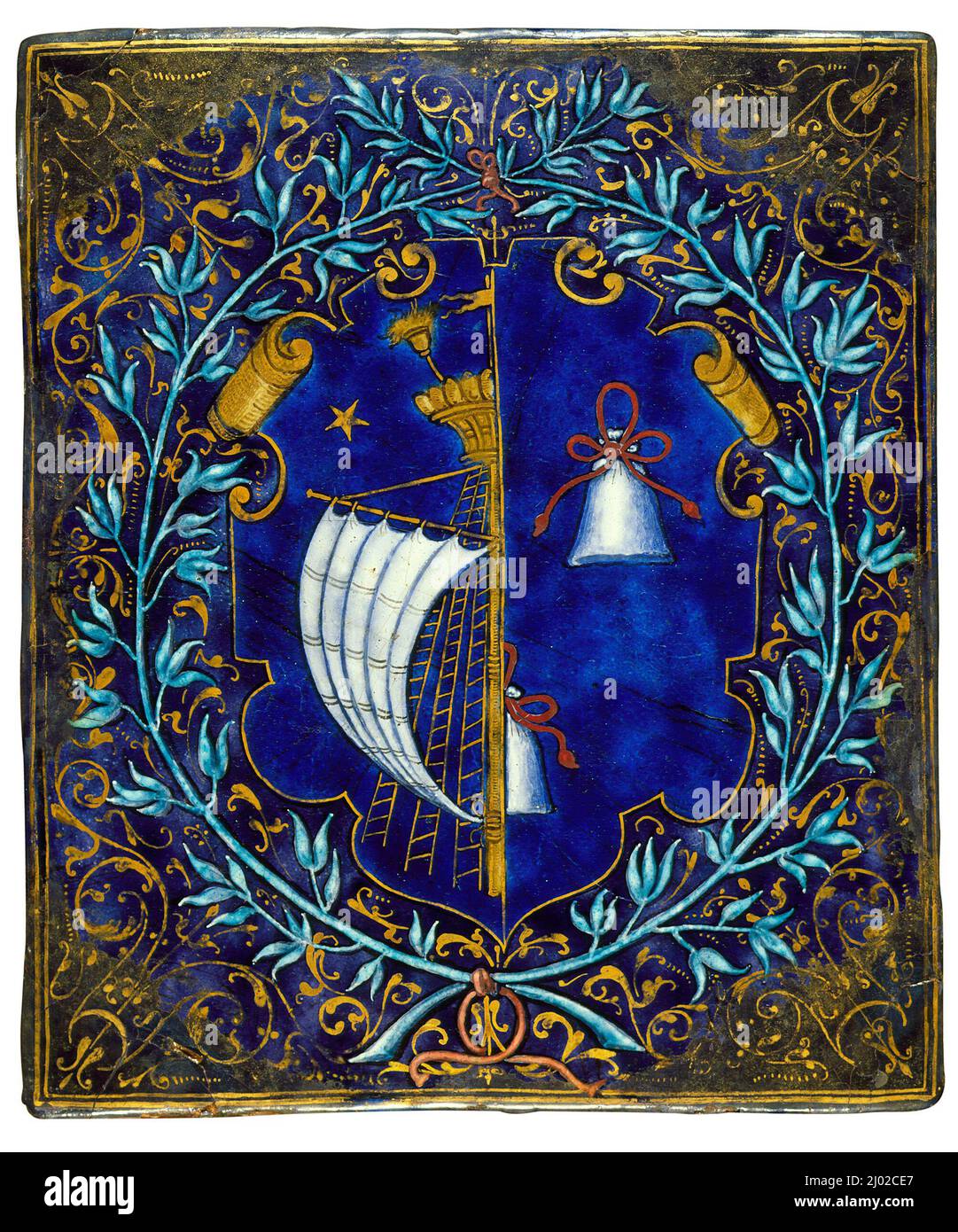 Armorial Plaque. France, Limoges, 17th century. Furnishings ...