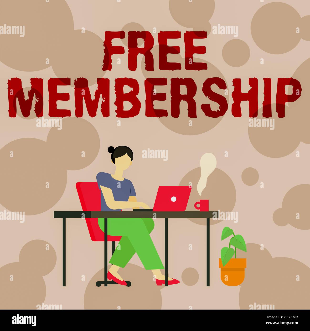 Conceptual display Free Membership. Word Written on get access to the ...