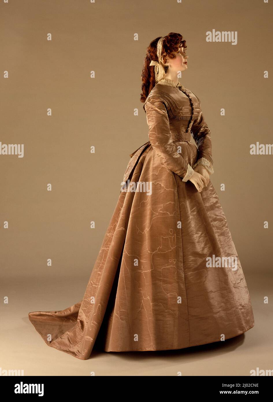 Woman's Dress (Bodice, Skirt, and Belt). probably United States, circa ...