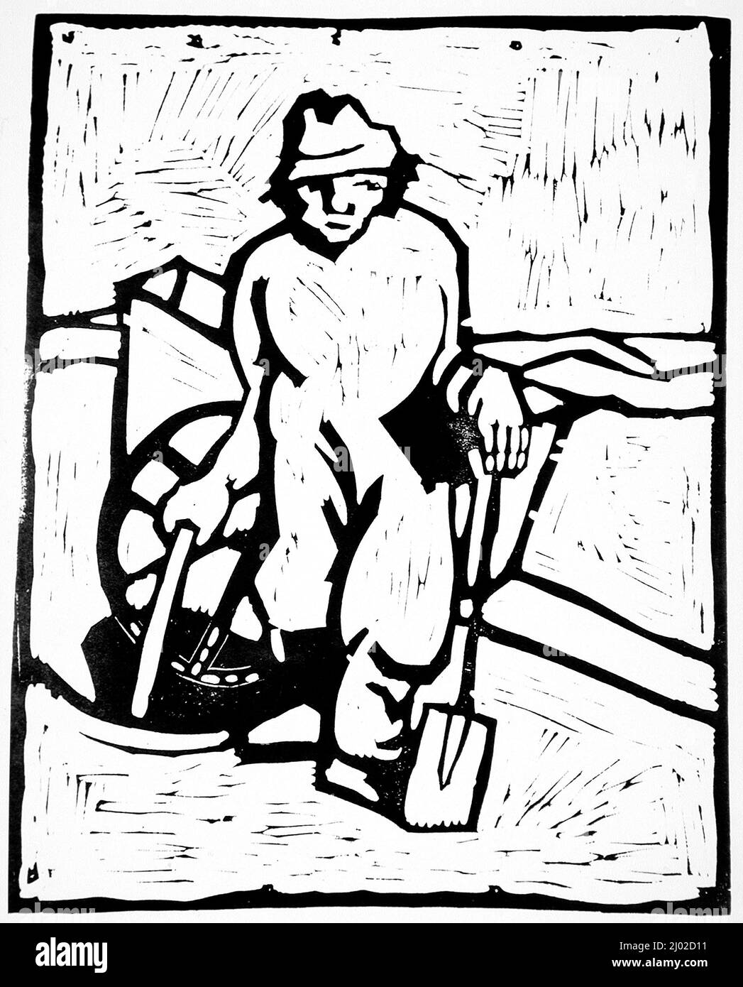 Linocut print hi-res stock photography and images - Alamy