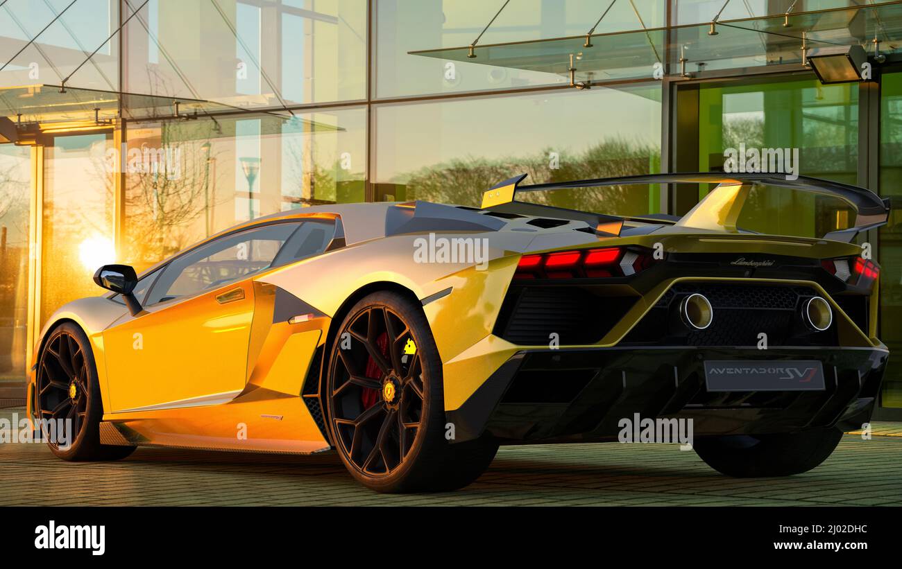 Lamborghini aventador svj hi-res stock photography and images - Alamy