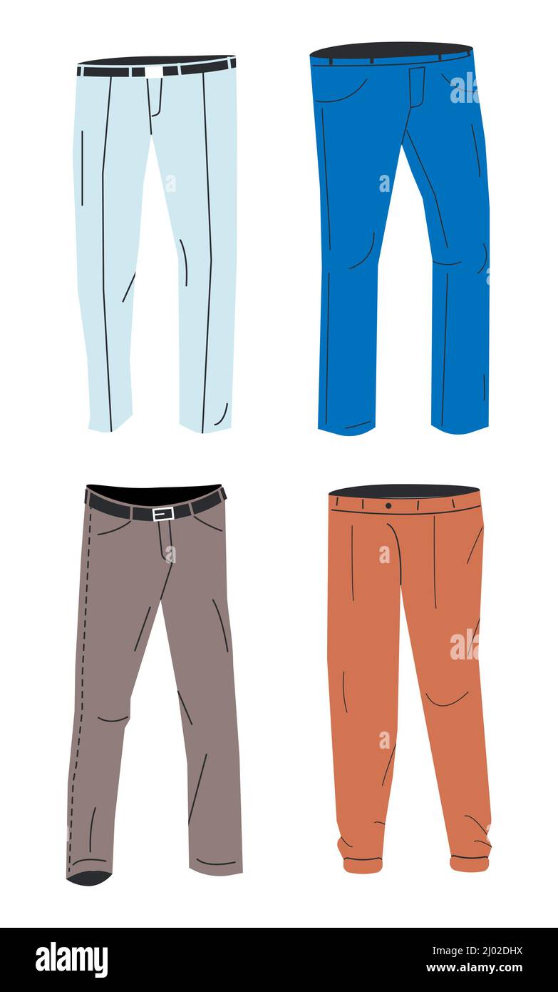 Male Jeans Models Collection Stock Vector Image & Art - Alamy