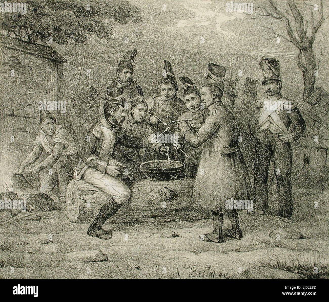 Bellange joseph louis hippolyte hi-res stock photography and images - Alamy