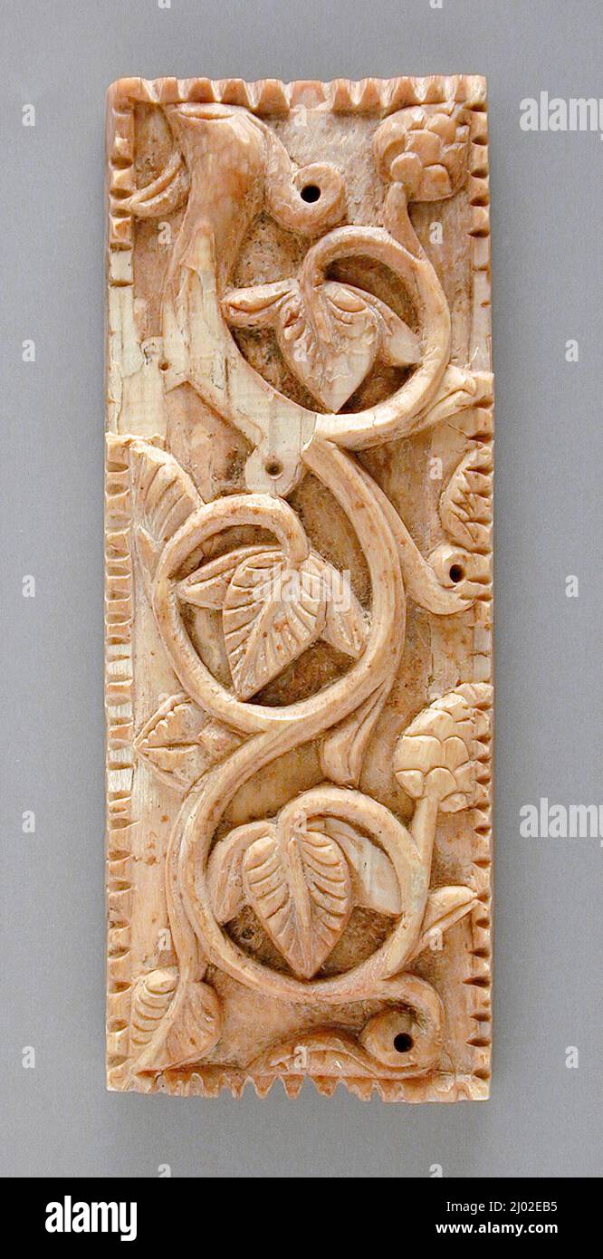 Plaque. Egypt, 7th century. Sculpture; plaques. Ivory Stock Photo - Alamy