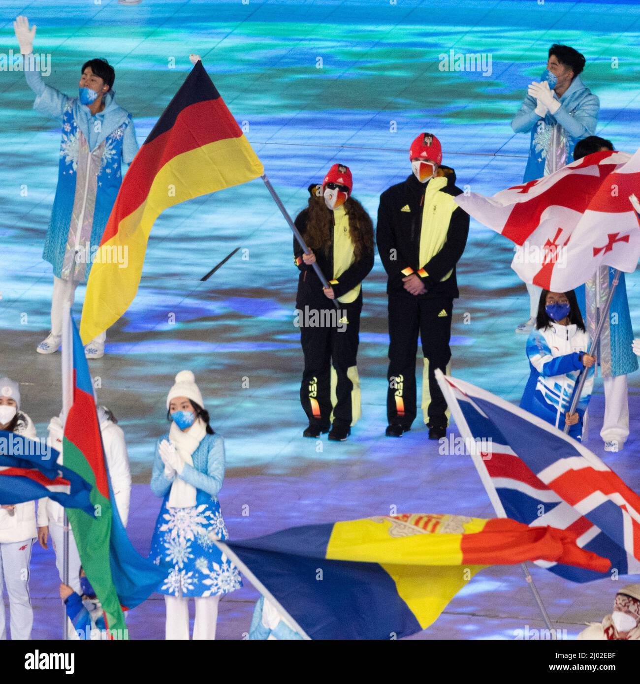 Beijing (China) / National Stadium / 13.03.22 Abschlussfeier: Leonie ...