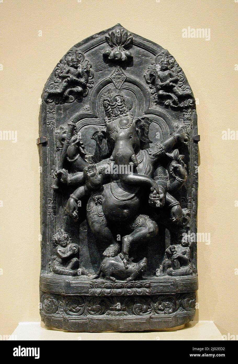 Dancing Ganesha, Lord of Obstacles. Bangladesh, Dinajpur District, 11th ...