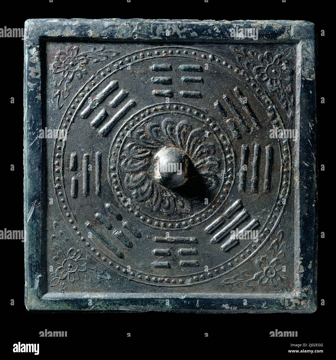 Mirror with the Eight Trigrams Design. Korea, Goryeo dynasty (918-1392 ...
