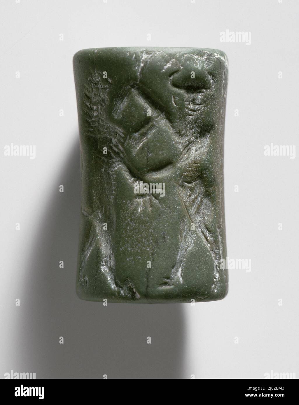 Cylinder Seal. Mesopotamia, circa 2334-2154 B.C.. Tools and Equipment ...