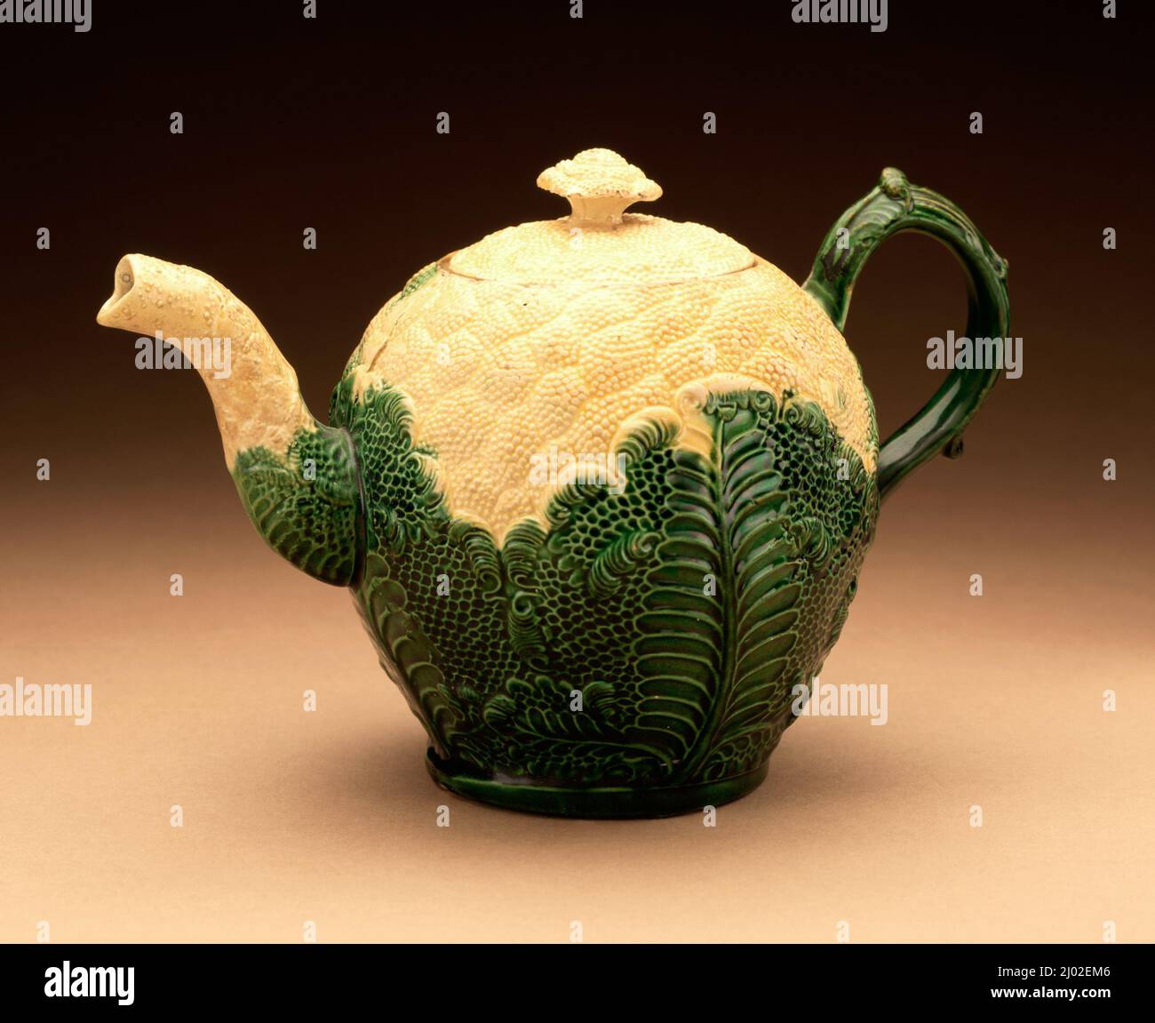 Cauliflower Teapot with Cover. Attributed to Thomas Whieldon (England ...