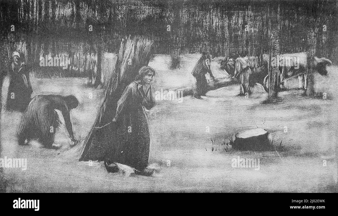 Lithograph by max liebermann Black and White Stock Photos & Images - Alamy