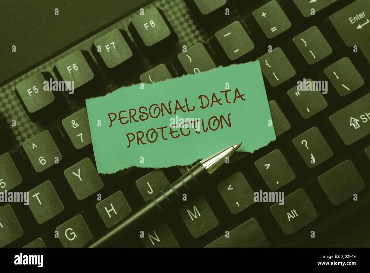 Writing displaying text Personal Data Protection. Conceptual photo ...