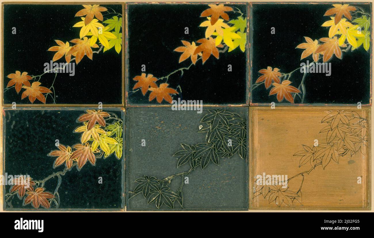 Demonstration set of cloisonne technique hi-res stock photography and ...