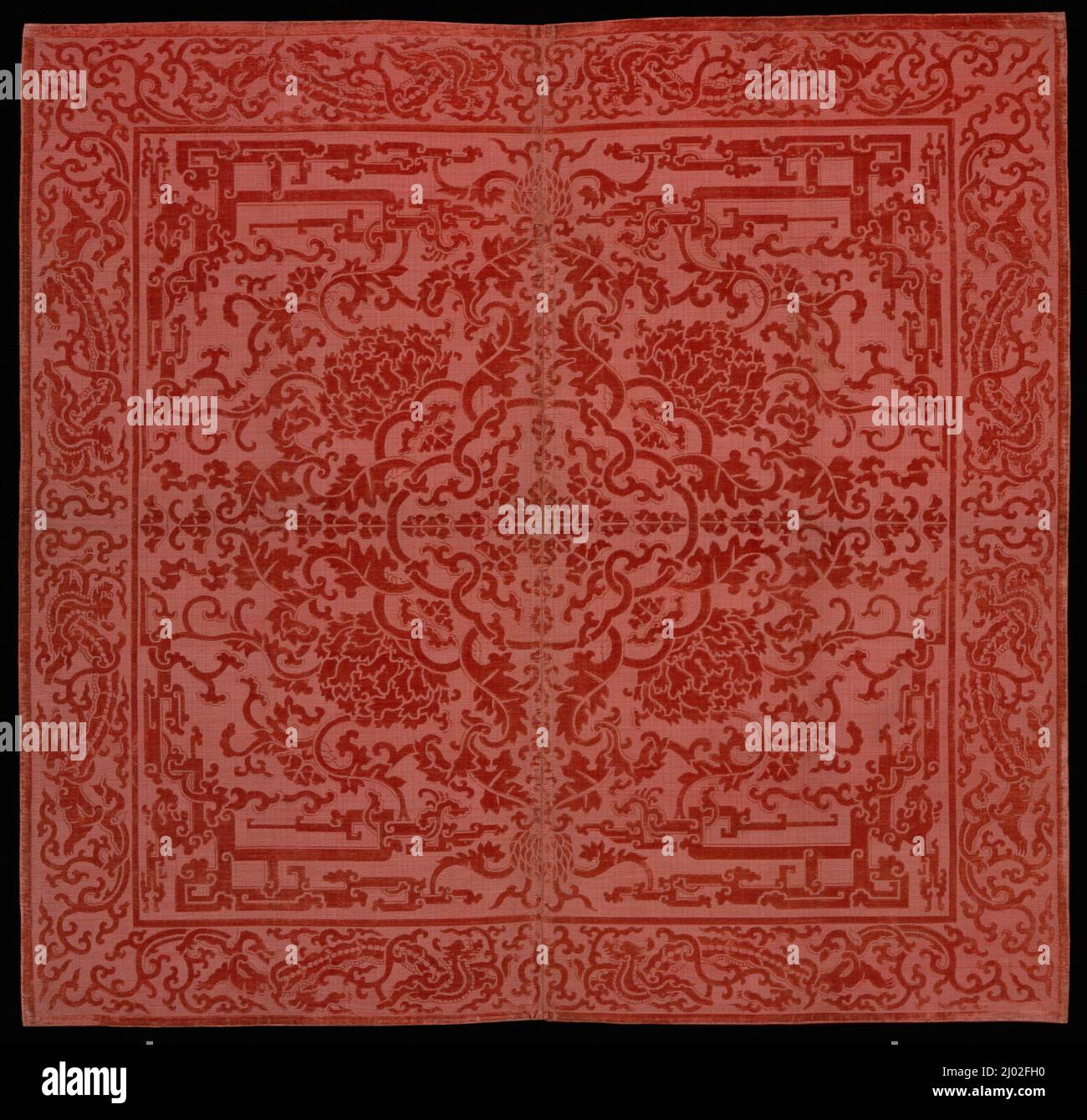 Cover for Square Table. China, Qing dynasty, Qianlong period, 1736-1795 ...