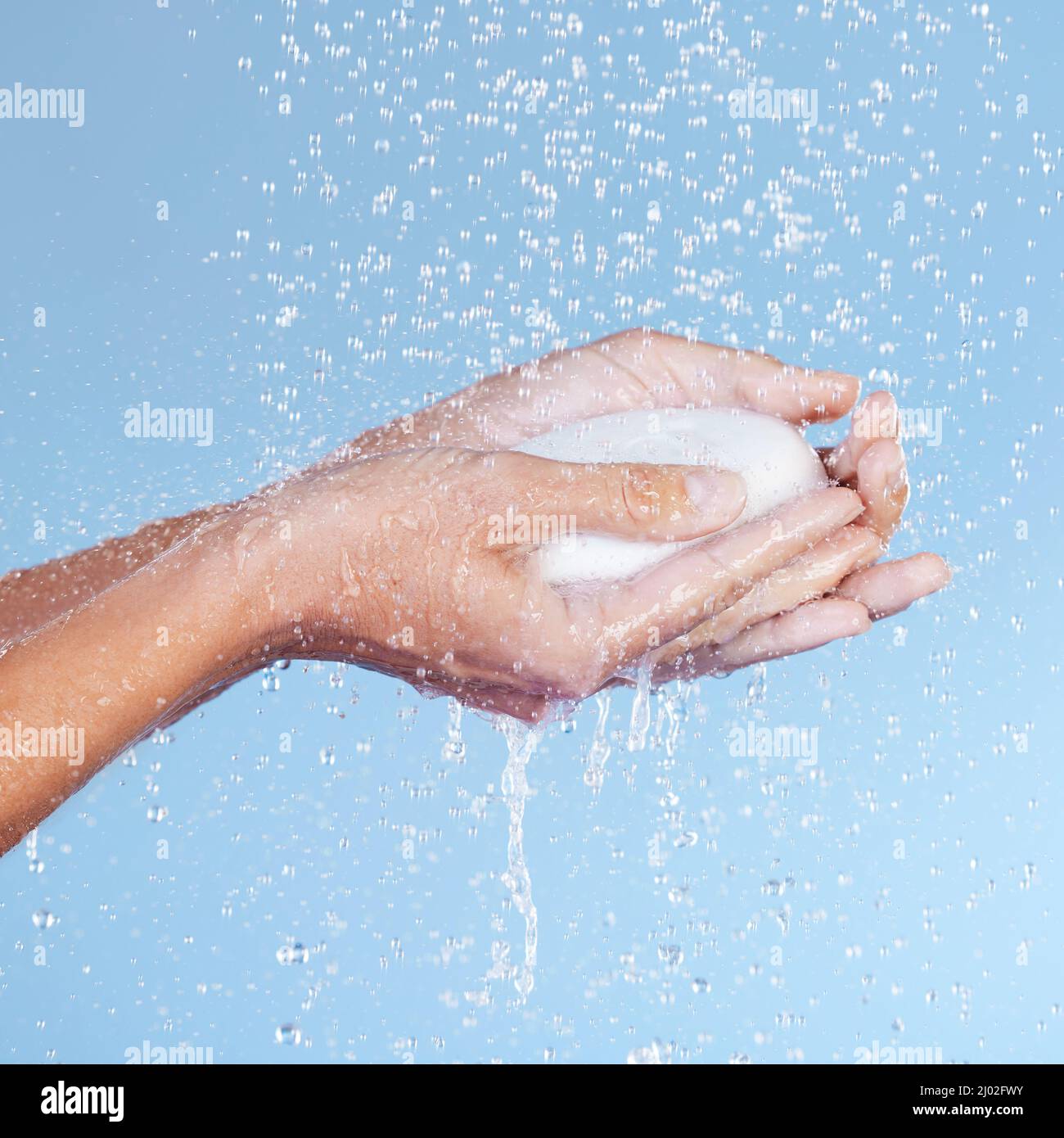 Water and soap are your best friends. Studio shot of an unrecognisable ...