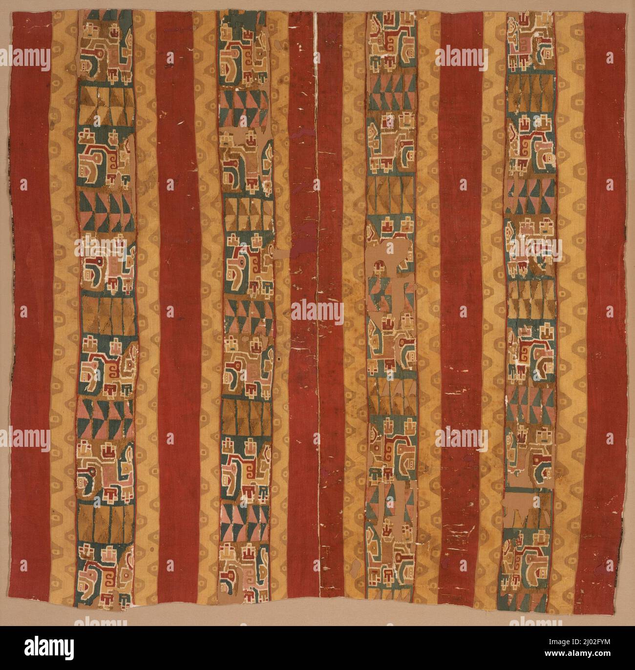 One Half of Man's Tunic. Peru, South Coast, Nasca, Wari-related, 600 ...