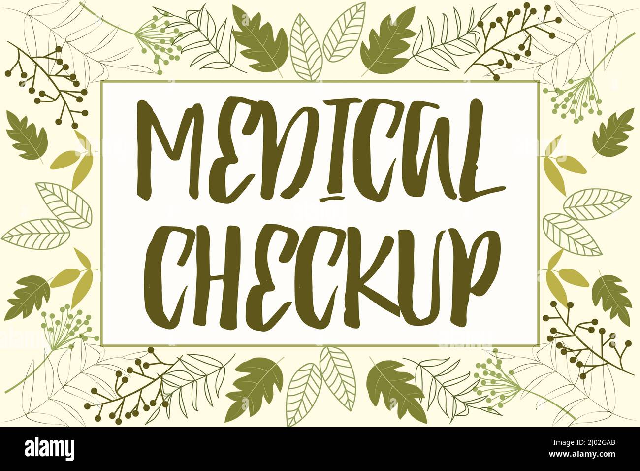 Conceptual caption Medical Check Up. Business concept Thorough physical ...