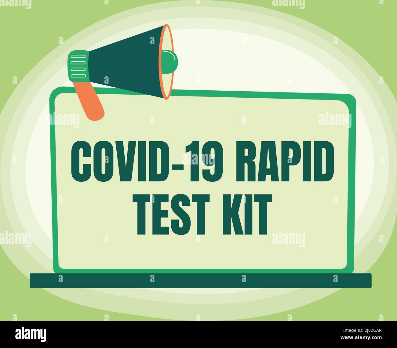 Text caption presenting Rapid Test Kit. Conceptual photo Emergency ...