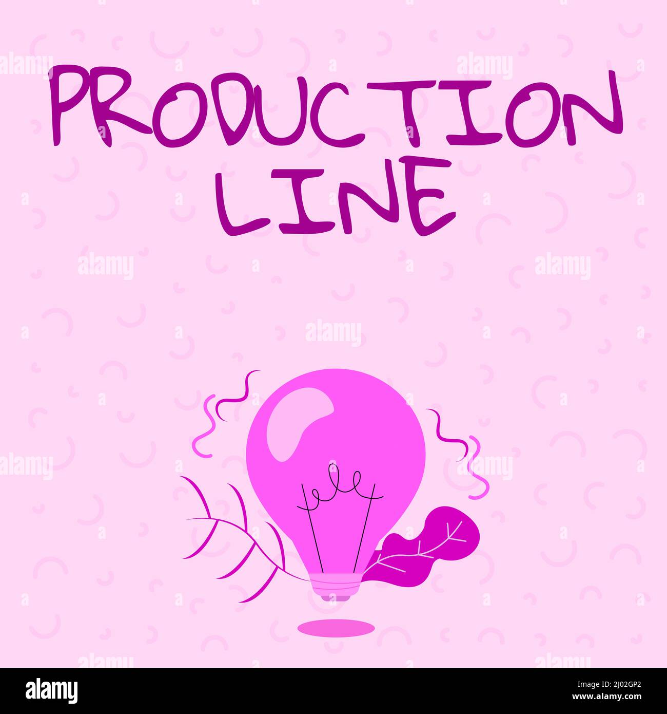 Conceptual display Production Line. Concept meaning set of sequential ...