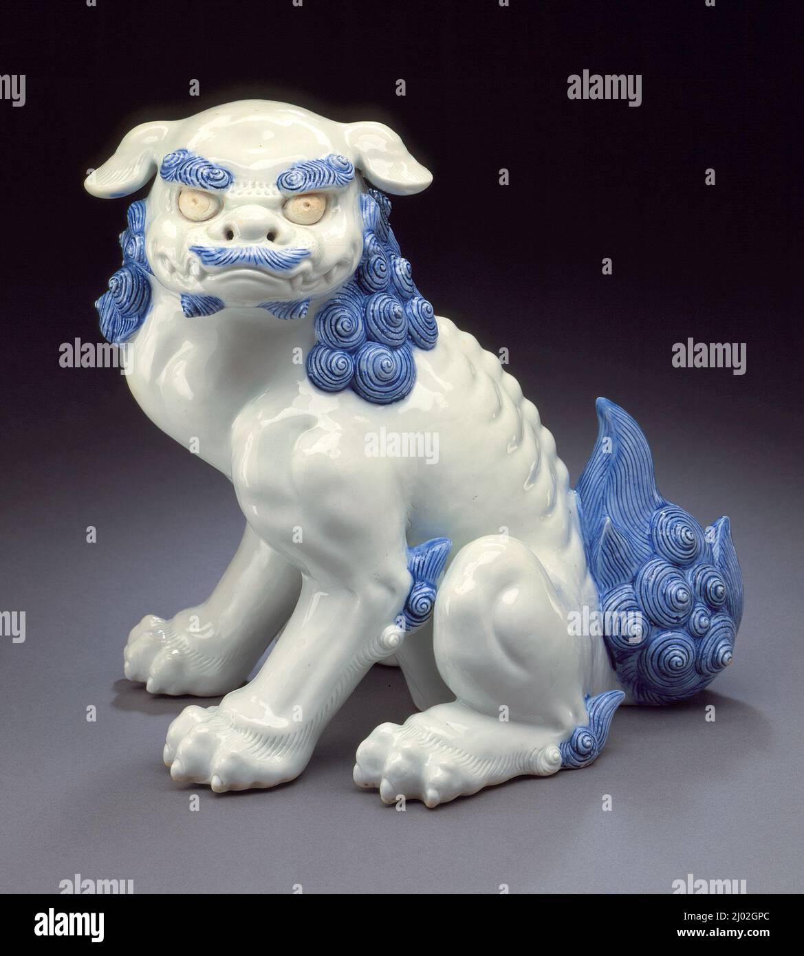 Seated Chinese Lion. Japan, late 19th century. Ceramics. Hirado ...