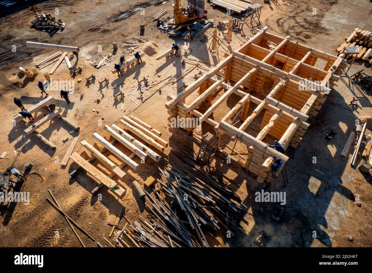 Timber pile foundations hi-res stock photography and images - Alamy