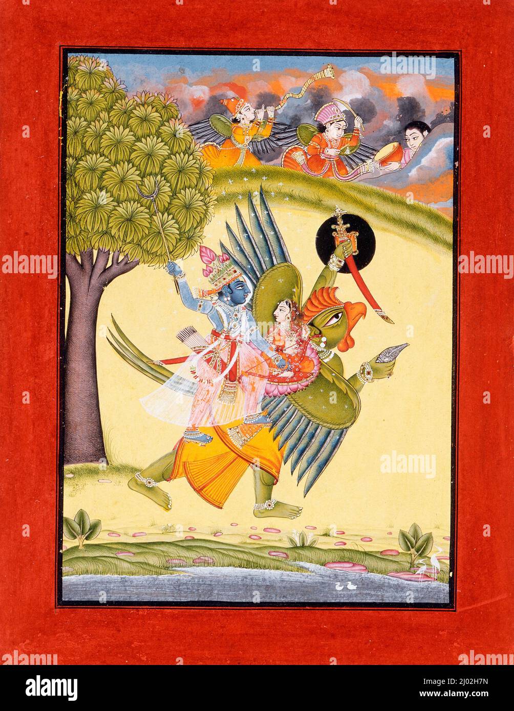Vishnu lakshmi garuda hi-res stock photography and images - Alamy