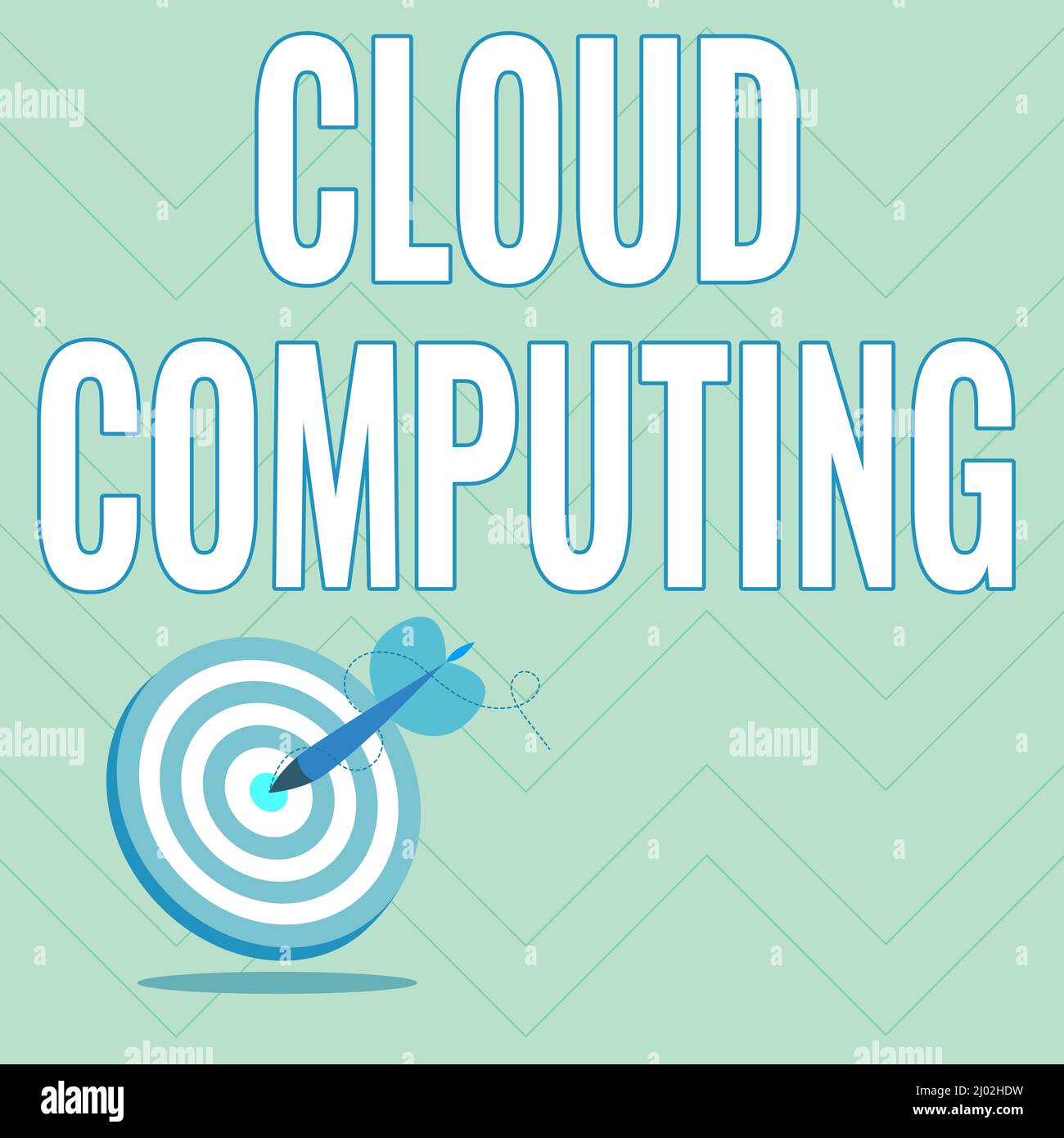 Text showing inspiration Cloud Computing. Internet Concept use a network of remote servers ...