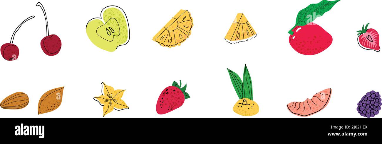 Garnish slice Stock Vector Images - Alamy