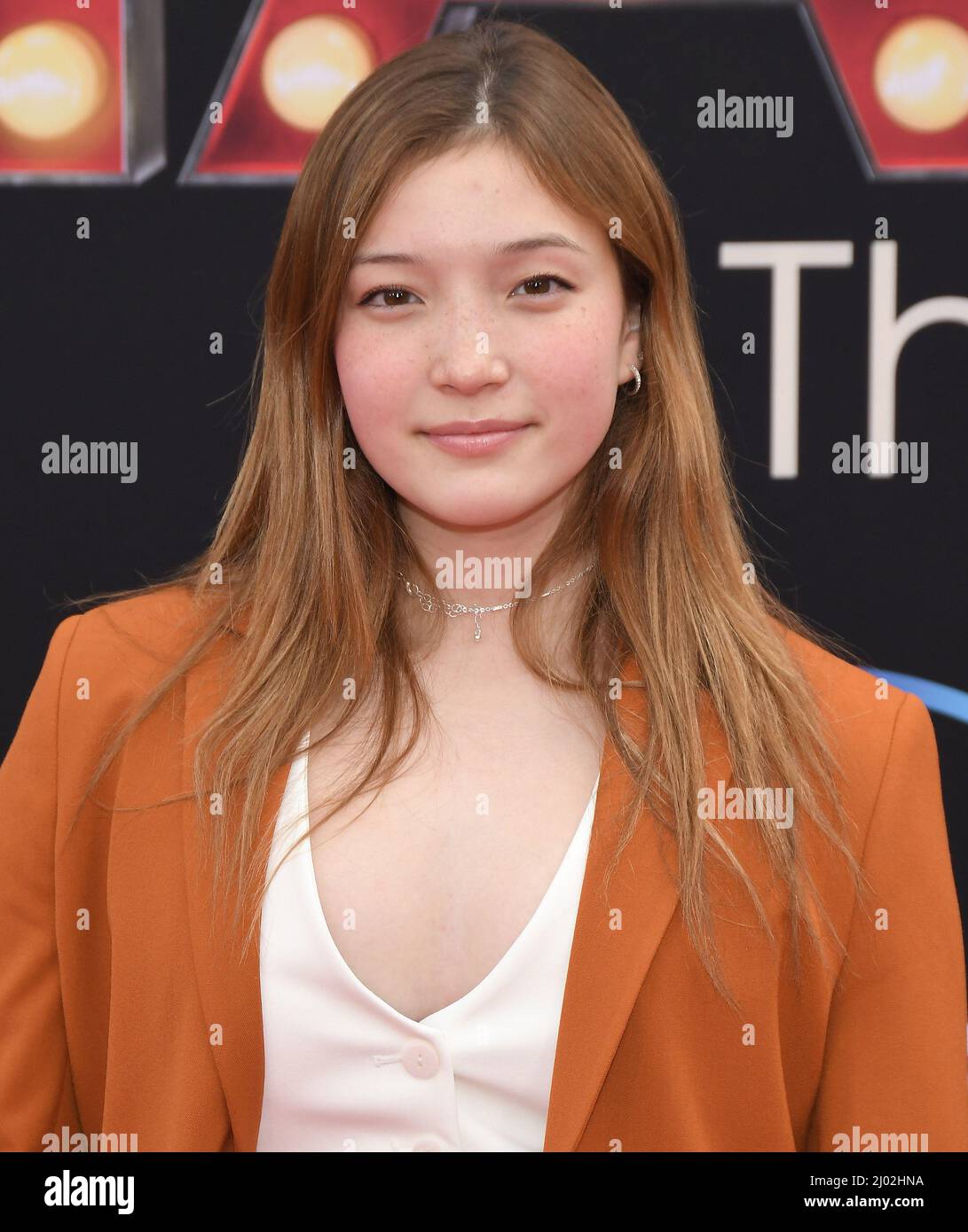 Hollywood, CA, US, March 15, 2022. Saylor Bell arrives at Disney's ...