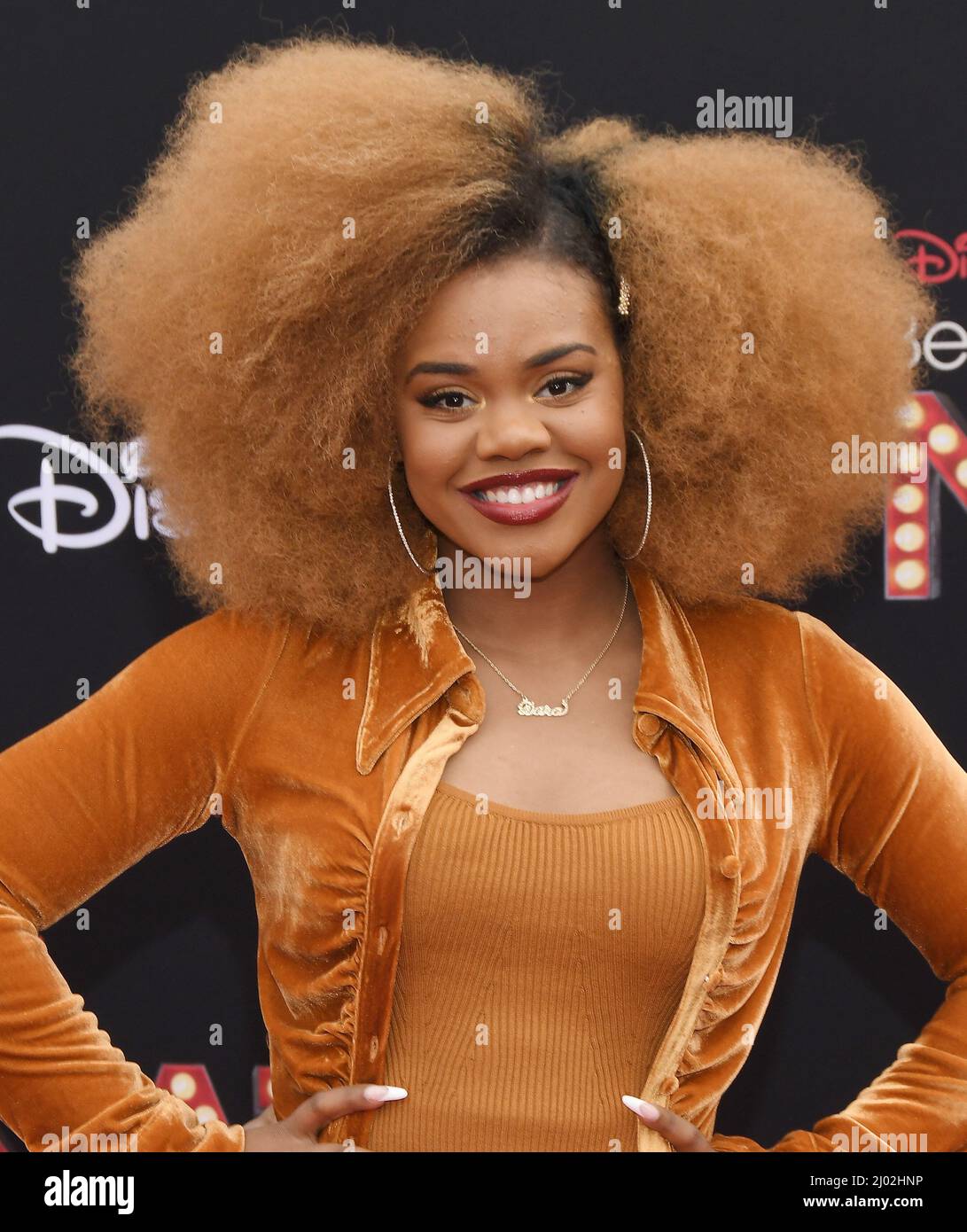 Los Angeles, USA. 15th Mar, 2022. Dara Renee arrives at Disney's BETTER ...