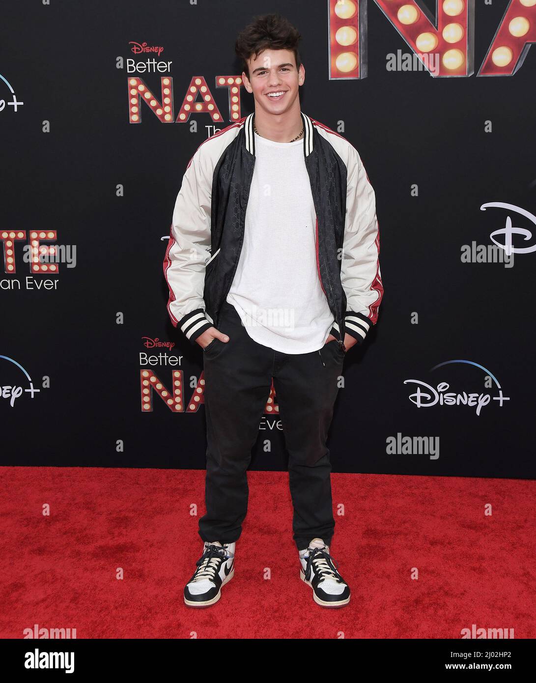 Los Angeles, USA. 15th Mar, 2022. Sage Rosen arrives at Disney's BETTER ...