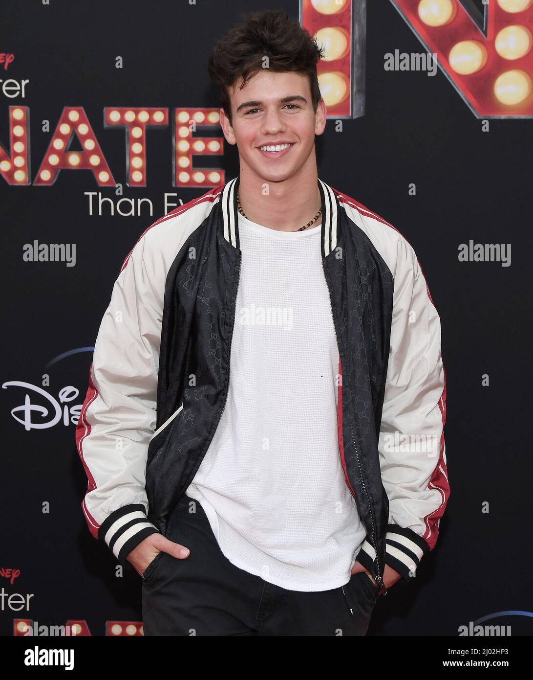 Los Angeles, USA. 15th Mar, 2022. Sage Rosen arrives at Disney's BETTER ...