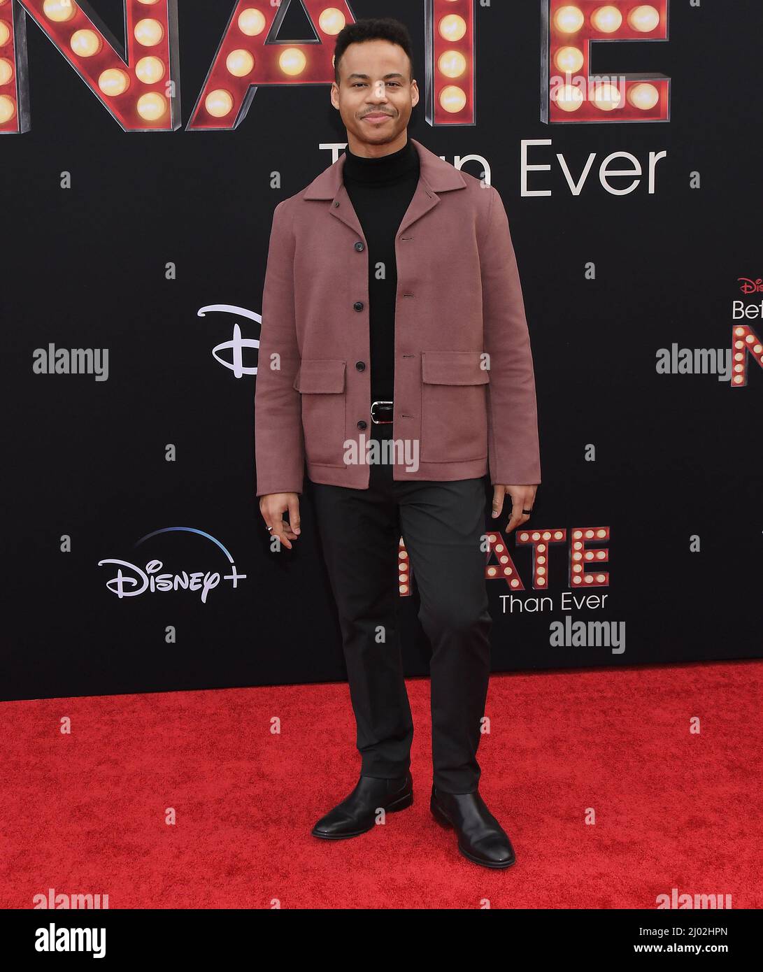 Hollywood, CA, US, March 15, 2022. Mark St. Cyr arrives at Disney's ...