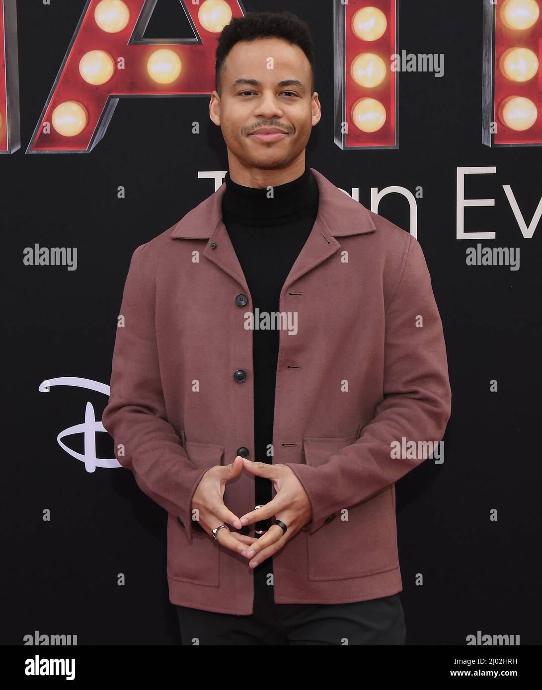 Hollywood, CA, US, March 15, 2022. Mark St. Cyr arrives at Disney's ...