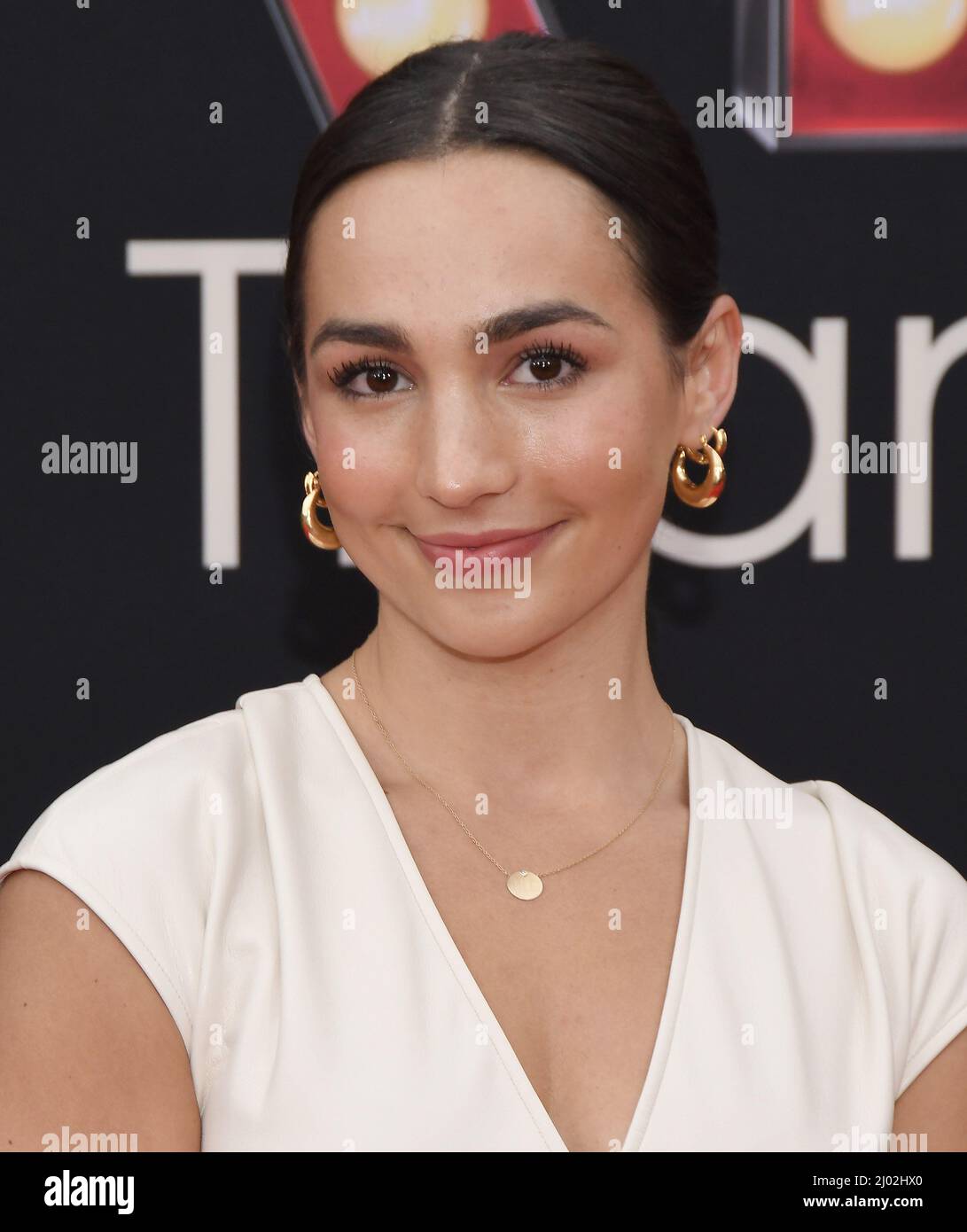 Hollywood, CA, US, March 15, 2022. Emily Bear arrives at Disney's ...