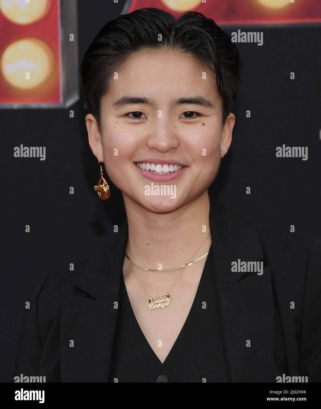 Hollywood, CA, US, March 15, 2022. Terry Hu arrives at Disney's BETTER ...