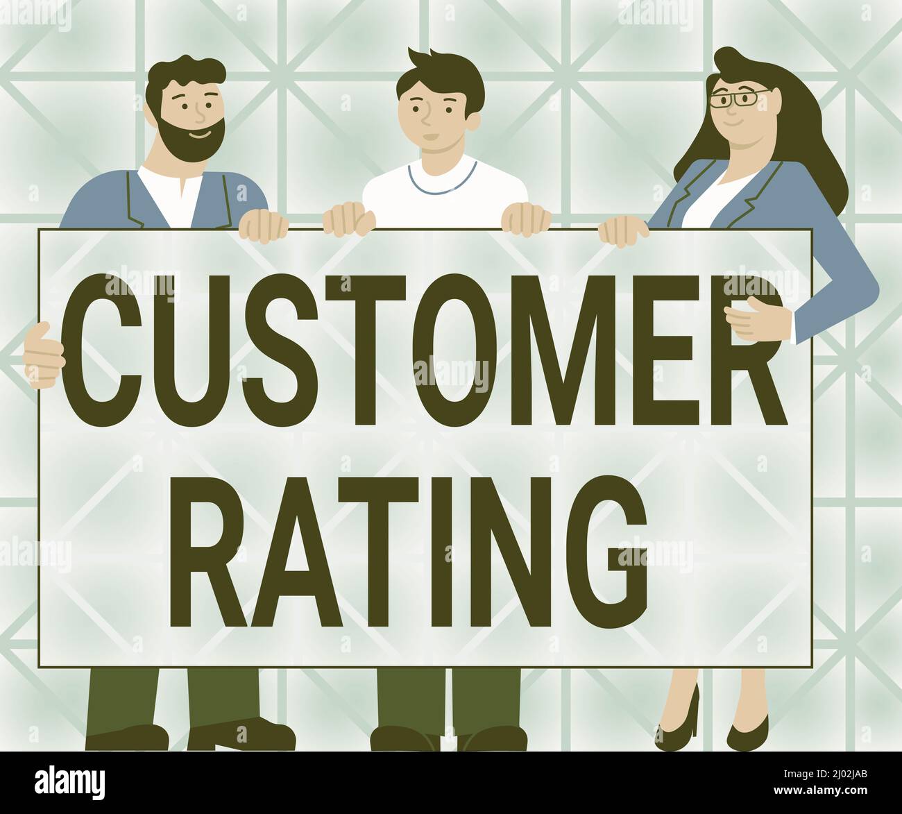 Text Caption Presenting Customer Rating Internet Concept Each Point Of The Customers Enhances
